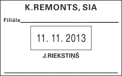 Datuma spiedogi un zīmogi | Zīmogu izgatavošana Rīgā | ZZF