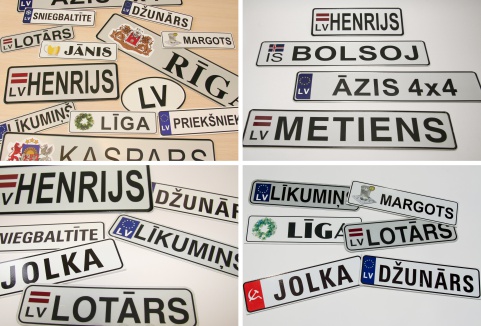 Auto un velo numura zīmes | auto numuri